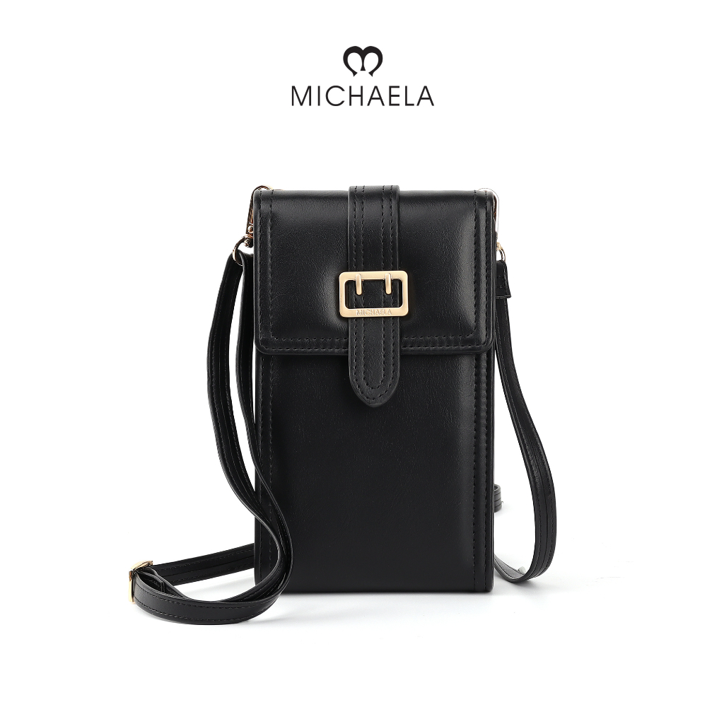 MICHAELA Chic Crossbody Phone Purse with 6 Card Slots Anti-Theft Zipper ...
