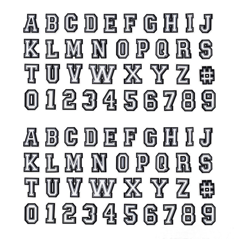 icrocs Jibbitz Letters / Alphabet ( A-Z ) digital Jibbits(0-9) | Shopee ...