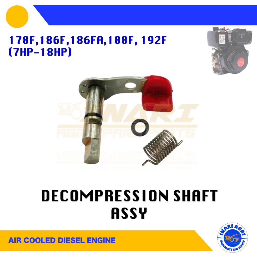 DECOMPRESSION SHAFT 170F 173F 178F 186F 186FA 188F 190F 192F (5HP-20HP ...