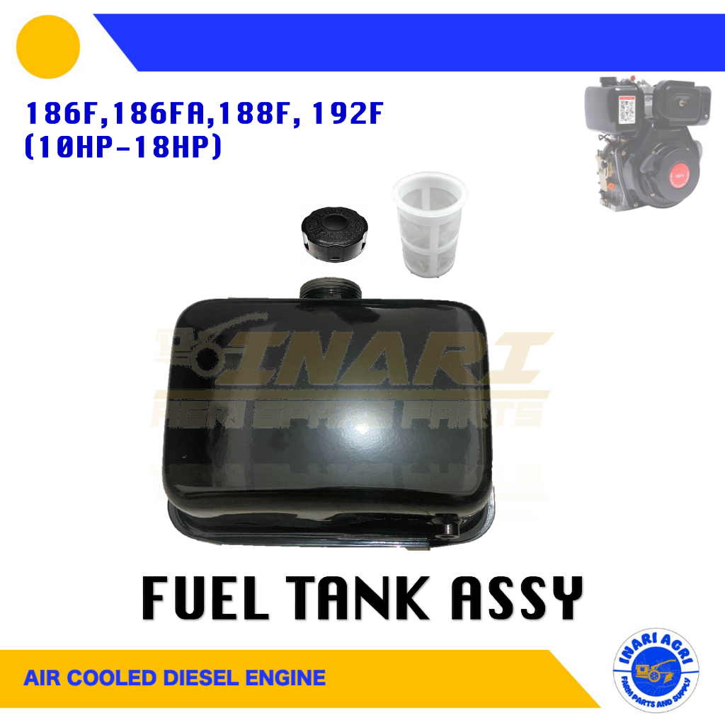 FUEL TANK ASSY 186F 186FA 188F 190F 192F 10HP 12HP 14HP 16HP AIR COOLED ...
