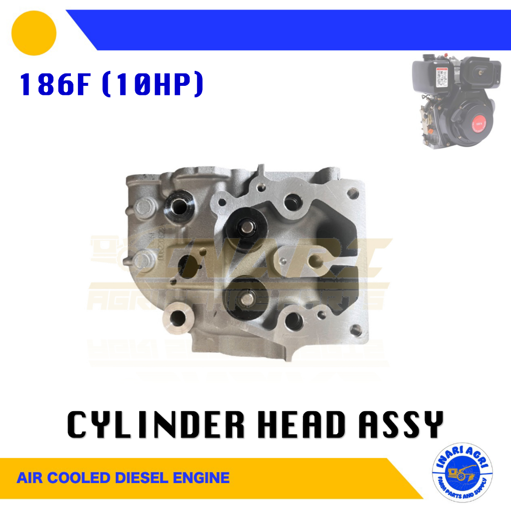 CYLINDER HEAD ASSY 186F AIR COOLED DIESEL ENGINE | Shopee Philippines