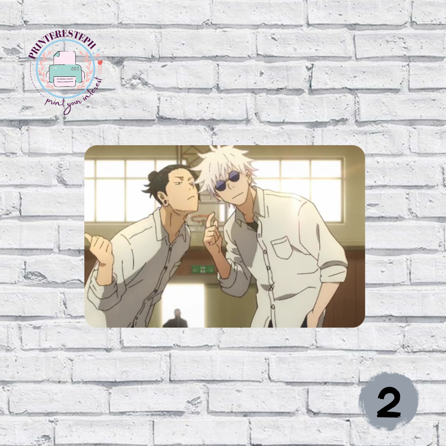 GOJO SATORU & GETO SUGURU Duo Photocards || Jujutsu Kaisen Season 2 ...