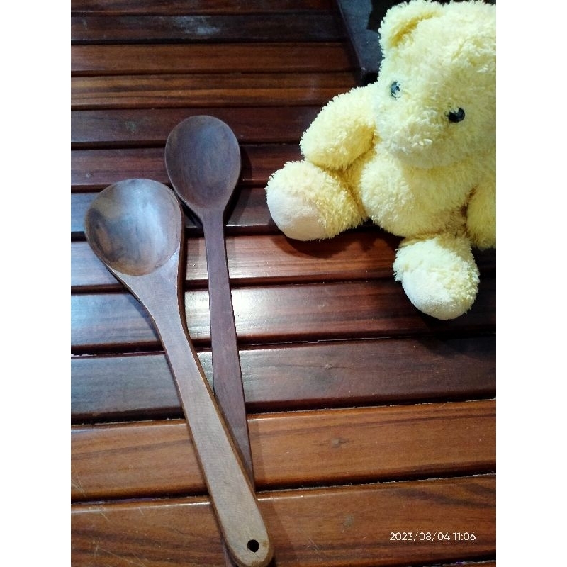 2pcs of Wooden Sandok LADDLE made in (MAGKUNO) | Shopee Philippines