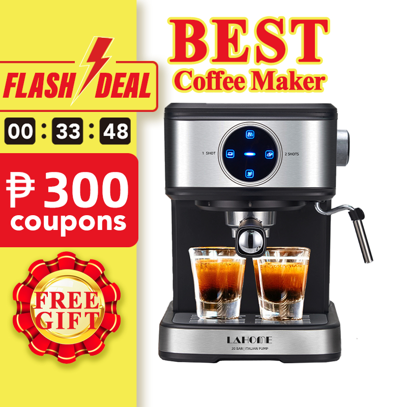 LAHOME Smart Fully Automatic Espresso Coffee Maker Machine Expresso ...
