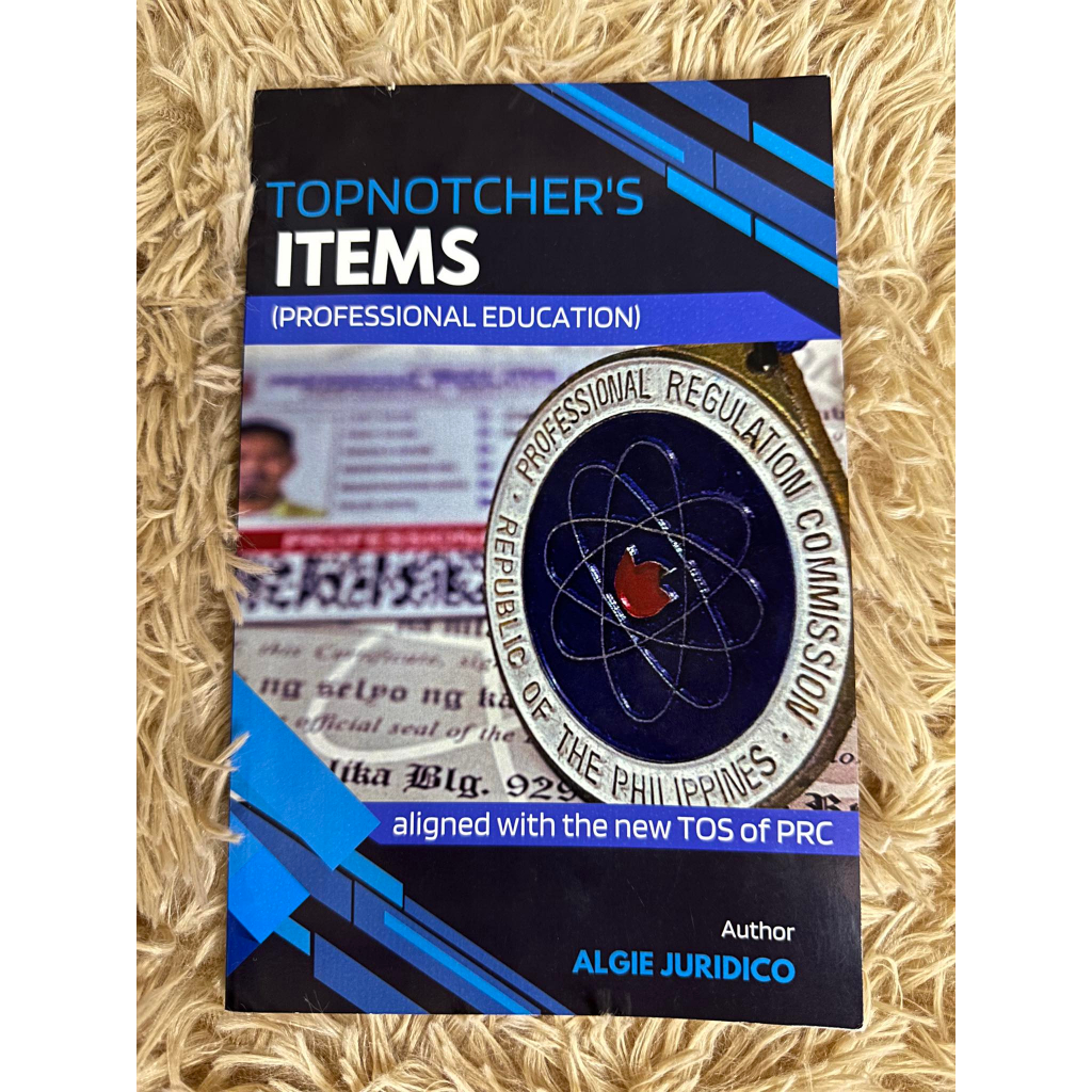 TOPNOTCHER'S ITEMS (PROFESSIONAL EDUCATION) | Shopee Philippines