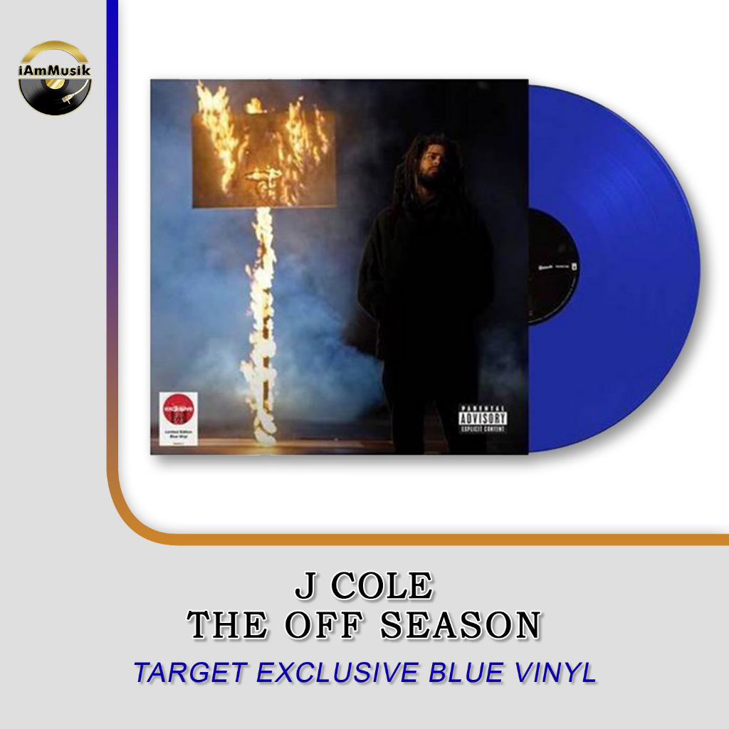 [Sealed] J Cole - The Off Season LP Limited Edition Blue Vinyl Record ...
