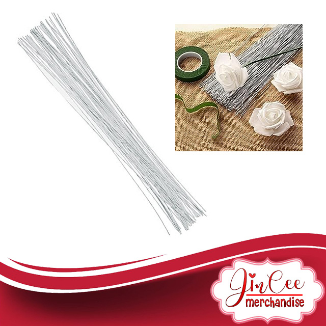 #24 Gauge White Flower Wire Approx 100’s | Shopee Philippines