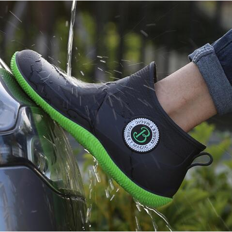 Anti-Slip Chef Shoes Safety Work Wading Men Women Kitchen Rain Boots ...