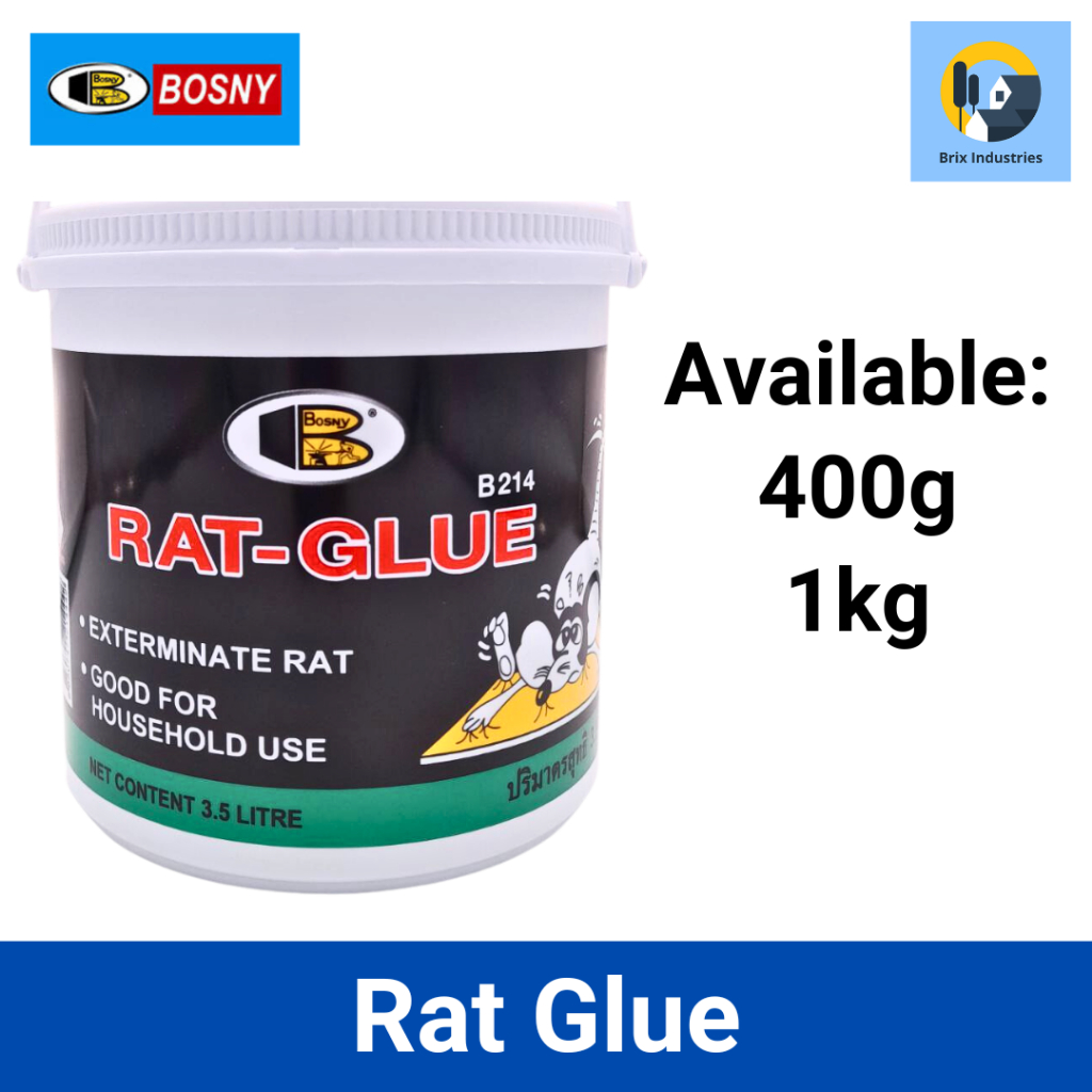 Bosny Rat Glue 400g or 1kg #B214 Best Selling Pest Control Rodent ...