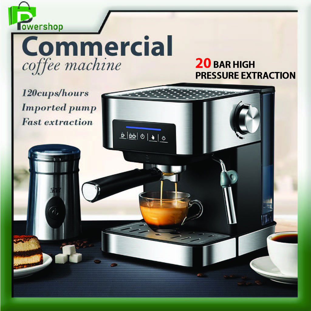 Coffee machine 1.5L 20BAR high pressure extraction Espresso machine ...