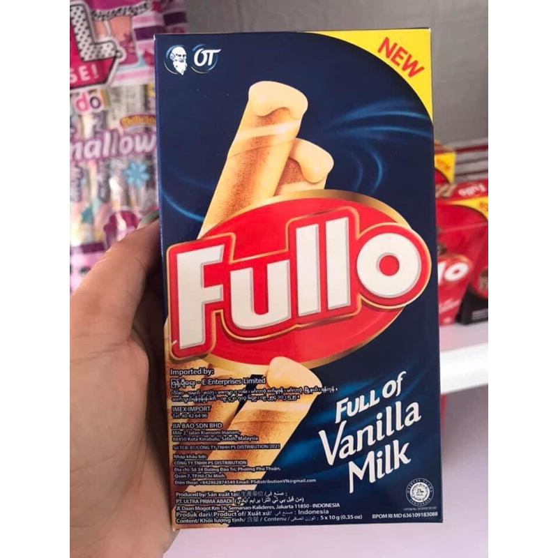 FULLO CHOCOLATE WAFER x5 boxes | Shopee Philippines