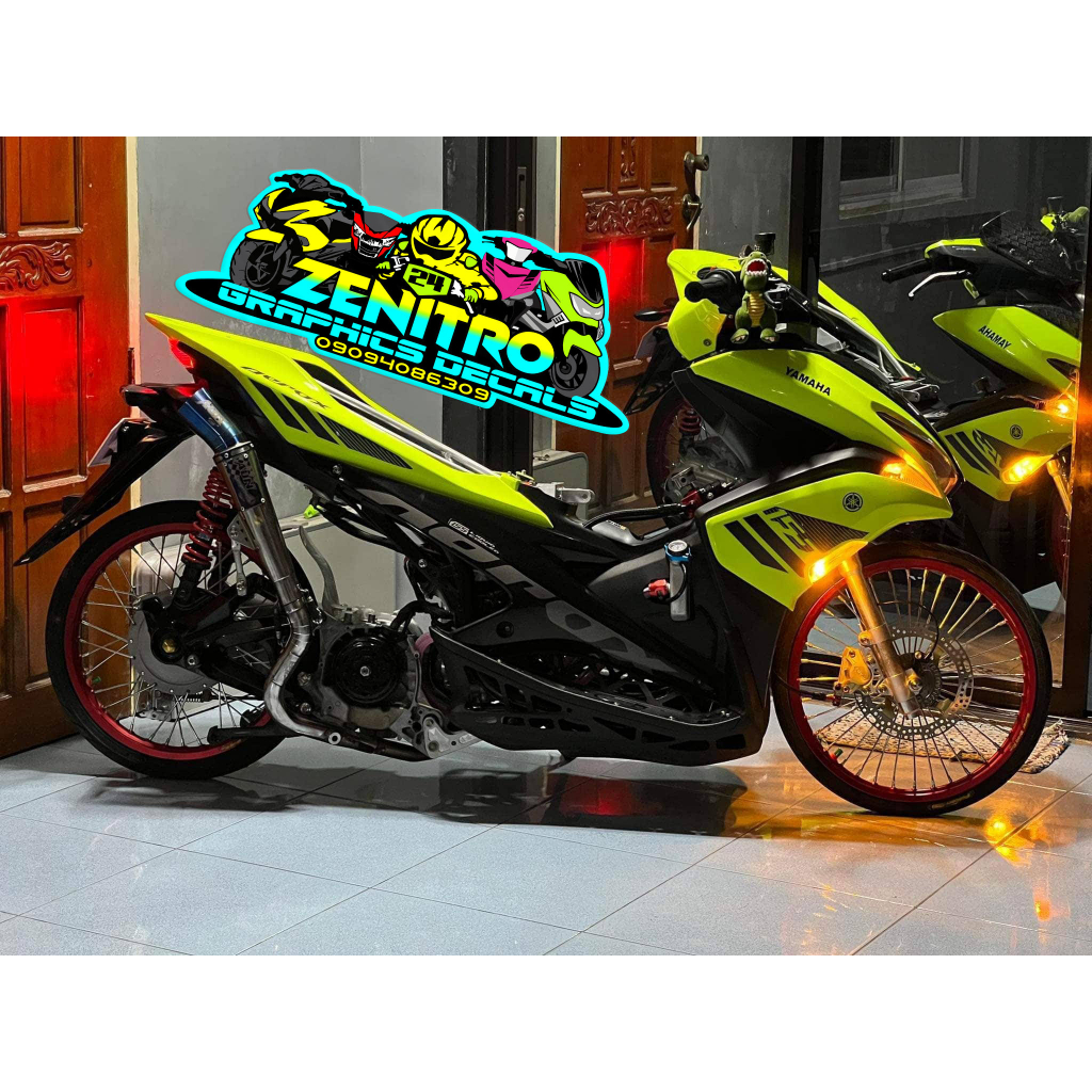 AEROX V1 STOCK DECALS IN TRANSPARENT STICKER | Shopee Philippines