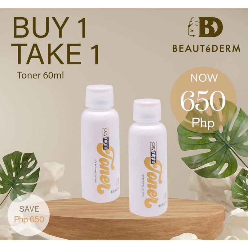 BeauteDerm Day and Night Toner (60ml) | Shopee Philippines