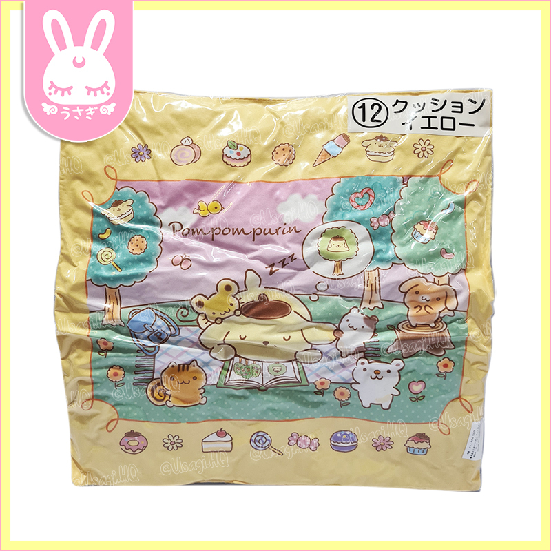 Sanrio Pompompurin Sweets Series Square Cushion Pillow - Yellow ...
