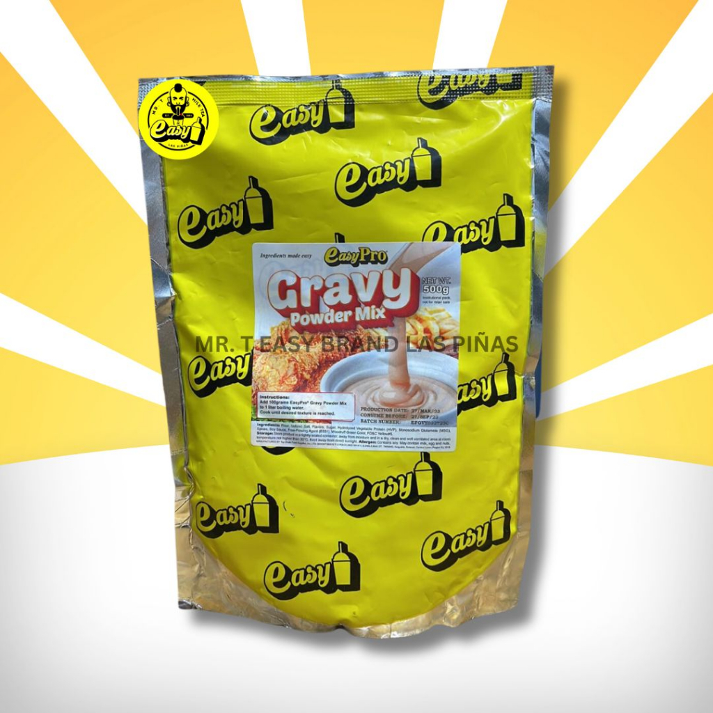 EASYPRO - Gravy Powder Mix 500g for chicken. vegetables, meat, seafoods ...