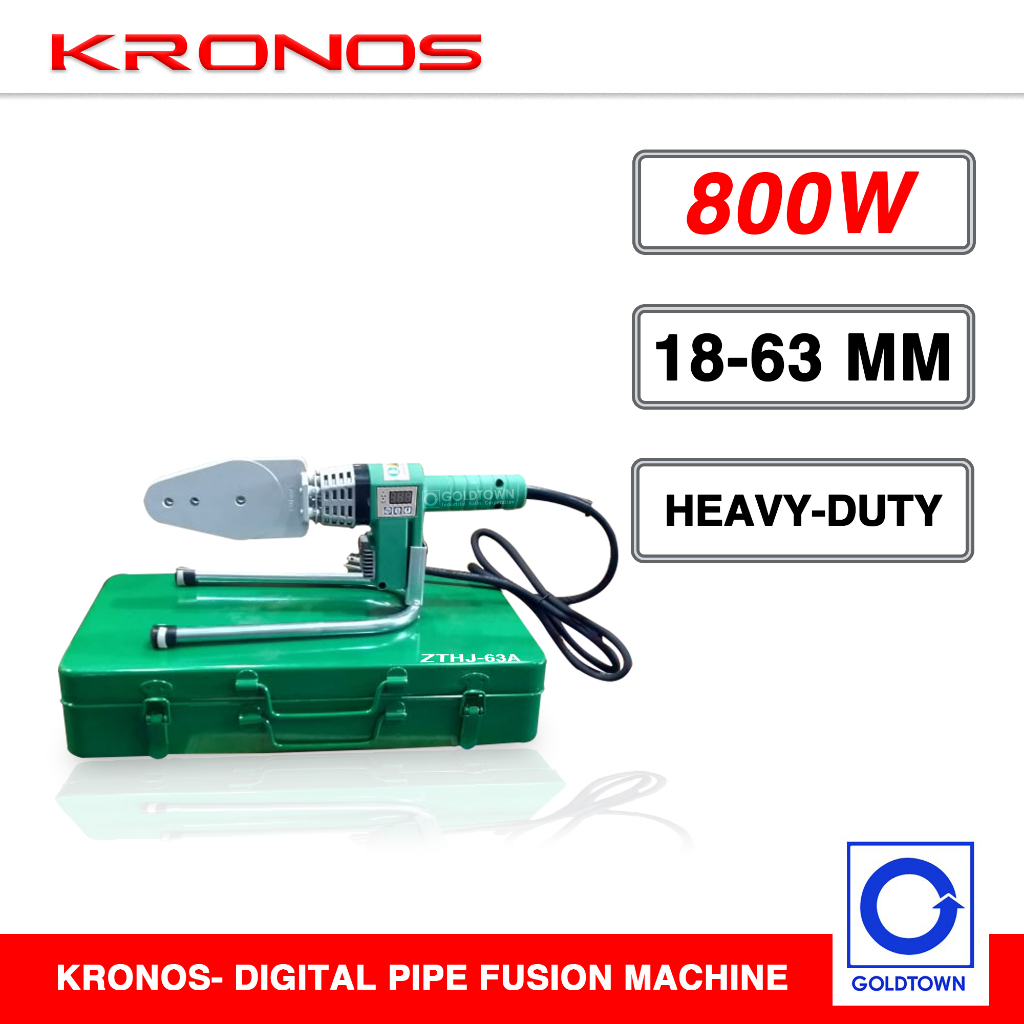 KRONOS - Digital Pipe fusion Welding machine 800W 63mm ZTHJ-63A ...