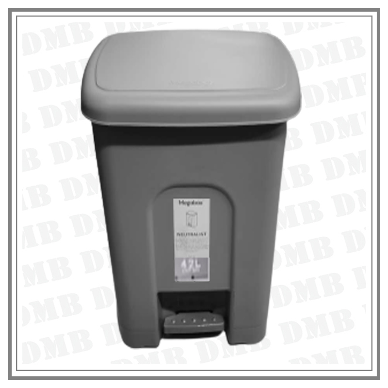 Megabox Neutralist Wide Step Bin 42 Liters (MG715) | Shopee Philippines