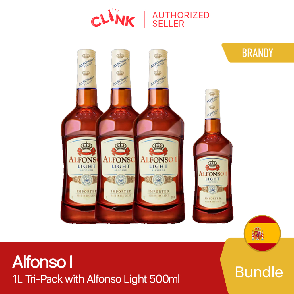 Alfonso Light 1L Tri-Pack with Alfonso Light 500ml | Shopee Philippines