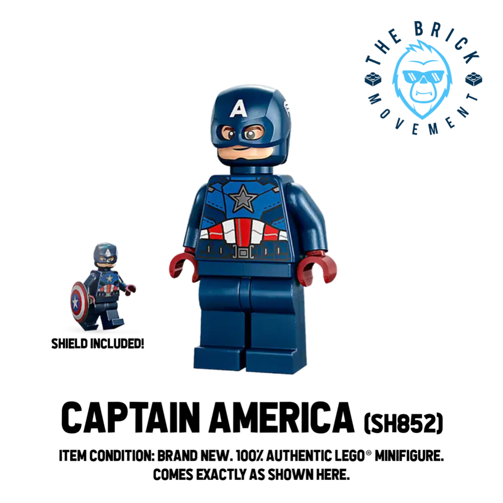 LEGO® MARVEL Captain America Minifigure | Shopee Philippines