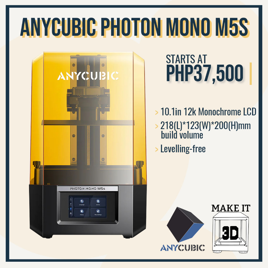 ANYCUBIC Photon Mono M5S 12k Leveling-free Resin mSLA 3D Printer ...