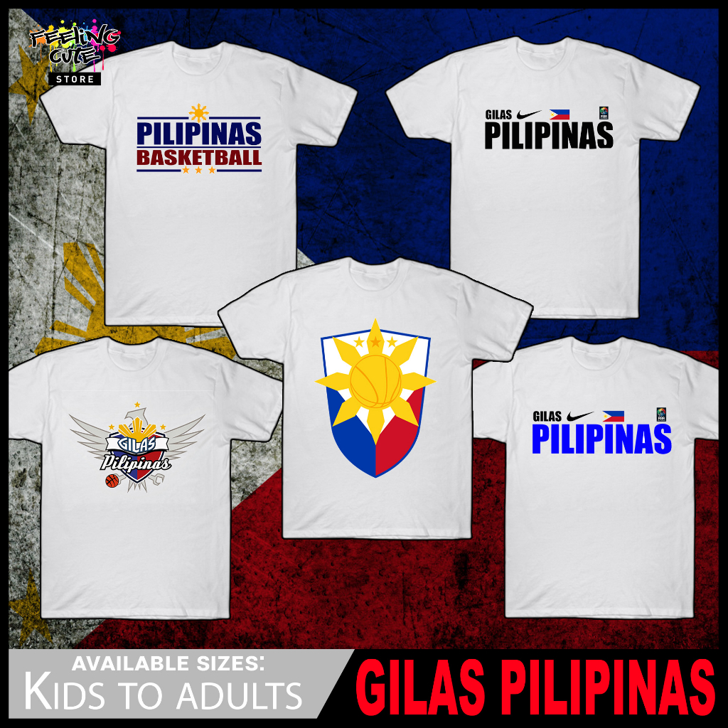 Gilas Pilipinas Shirt Pinas Philippines Shirt for Kids to Adults Unisex ...