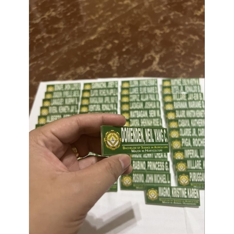 Personalized nameplates UV PRINTING directly printed on the acrylic ...