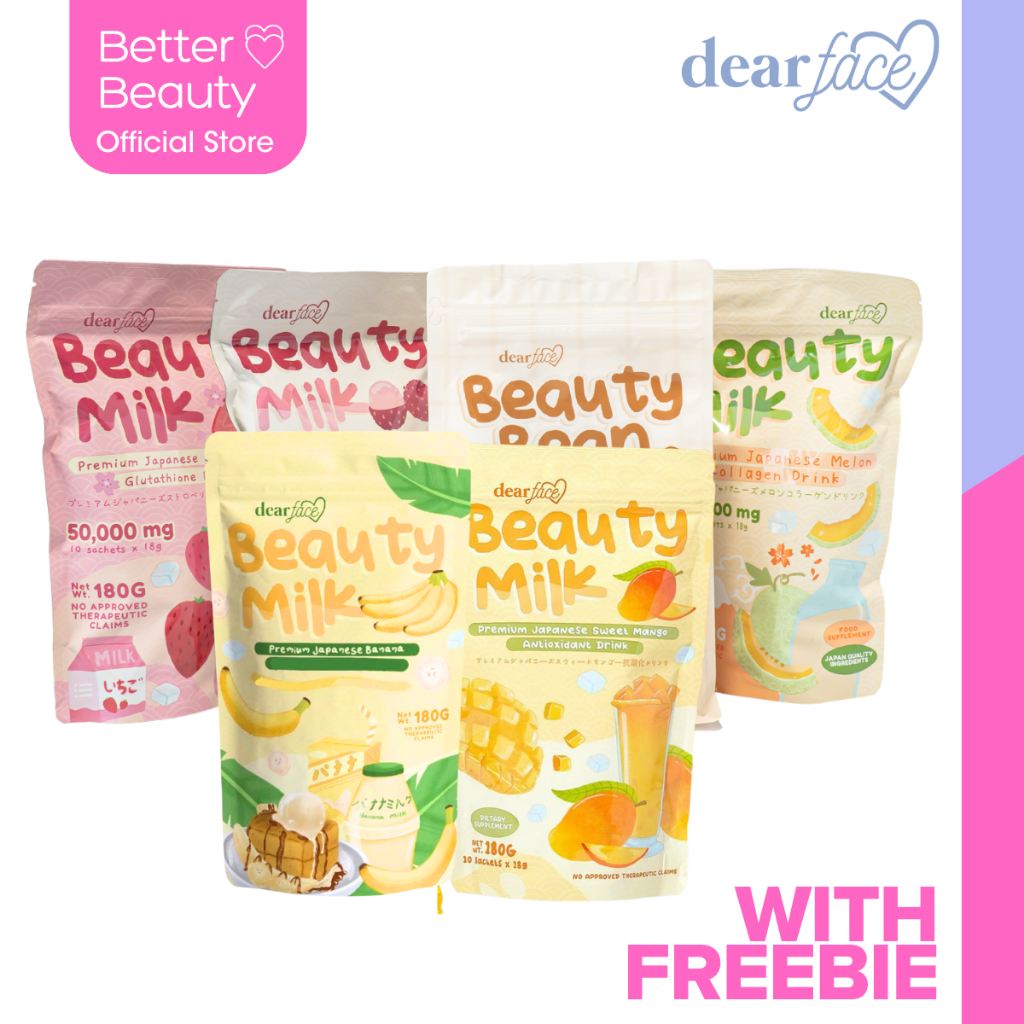 Dear Face Beauty Milk Collagen Powder - 10 Sachets | Shopee Philippines
