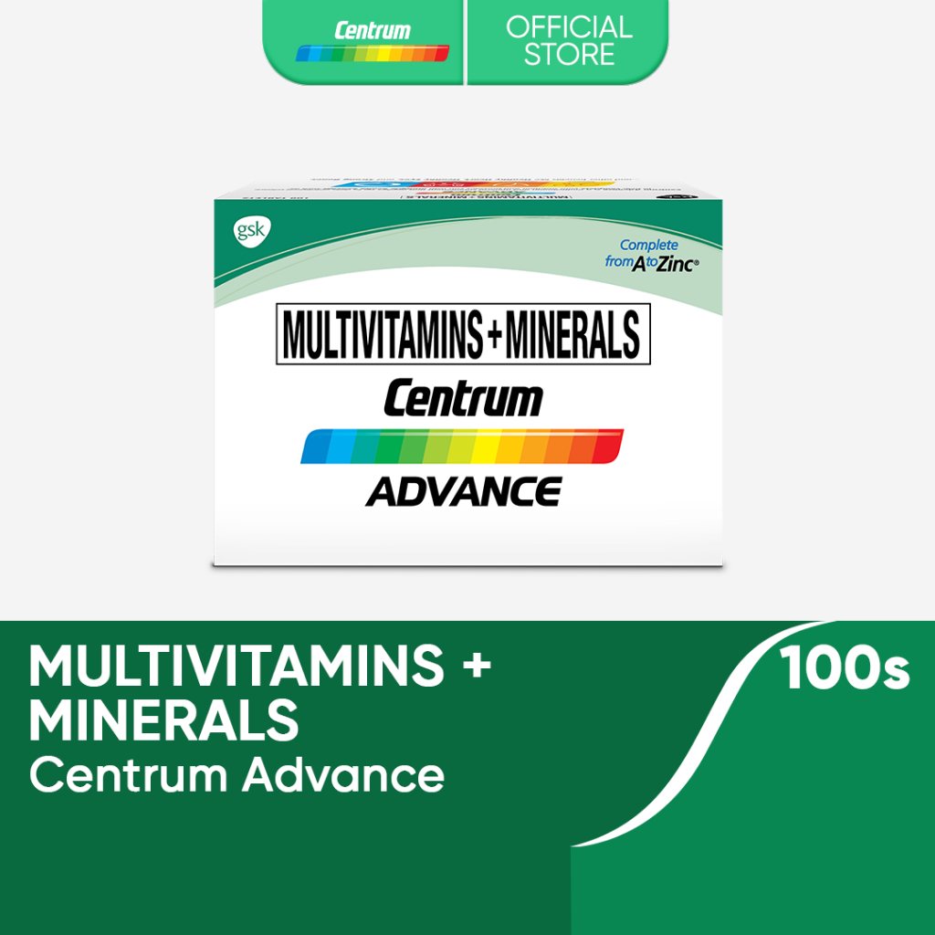 Centrum Advance Multivitamins + Minerals 100s | Shopee Philippines
