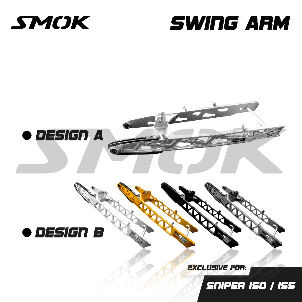 SMOK THAILAND SOLID FULL ALLOY SWING ARM SNIPER 150 / 155 (PLUS 2 ...