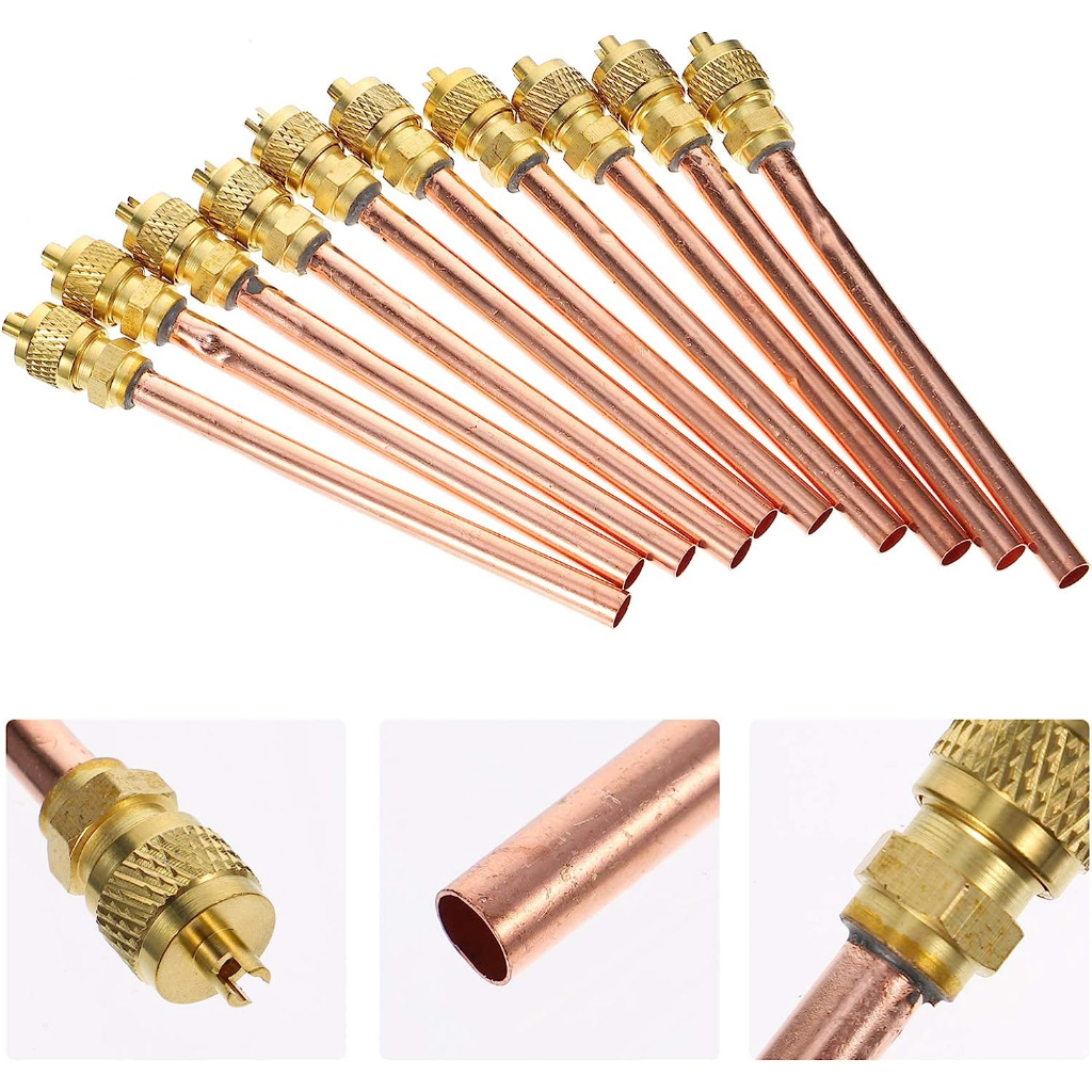 10pcs - 1/4" SAE Access Valve for Refrigerant | Shopee Philippines