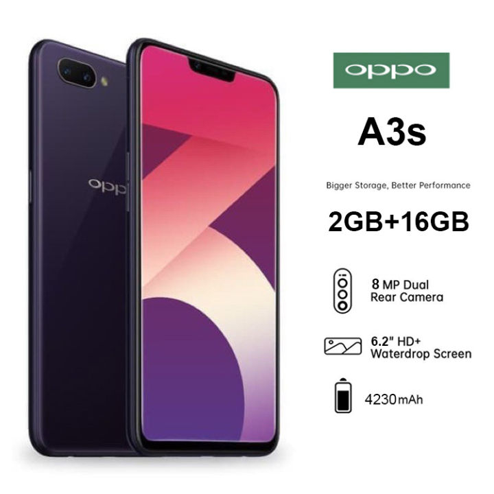Oppo A3s Android Smart Phone 6GB Ram + 128 GB Rom With free tempered glass | Shopee Philippines