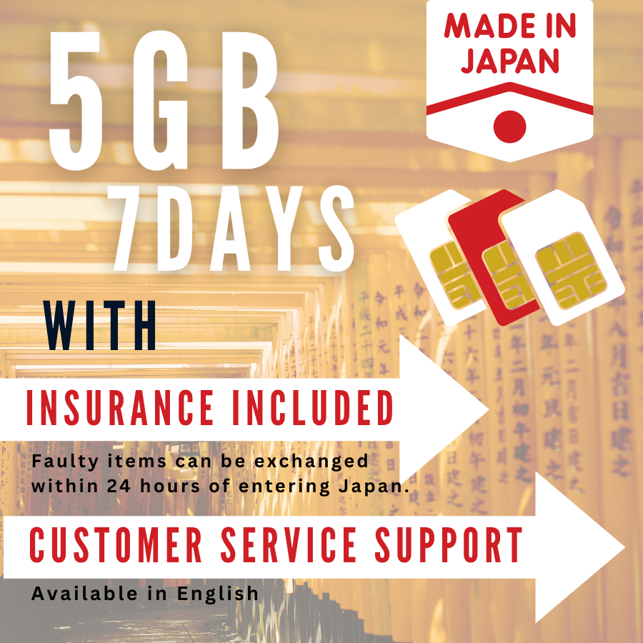 Japan 4G LTE Travel SIM 5GB 7Days with guarantee | Shopee Philippines