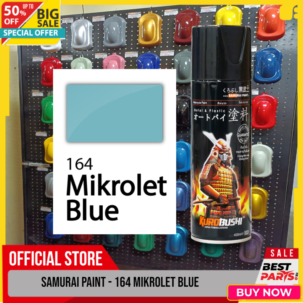 SAMURAI PAINT 164 MIKROLET BLUE 400ml | Shopee Philippines