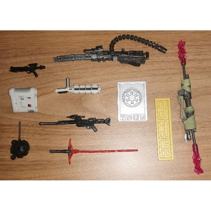 HASBRO 6 INCH SCALE STAR WARS GI JOE MARVEL ETC ACCESORIES HEAVY ...