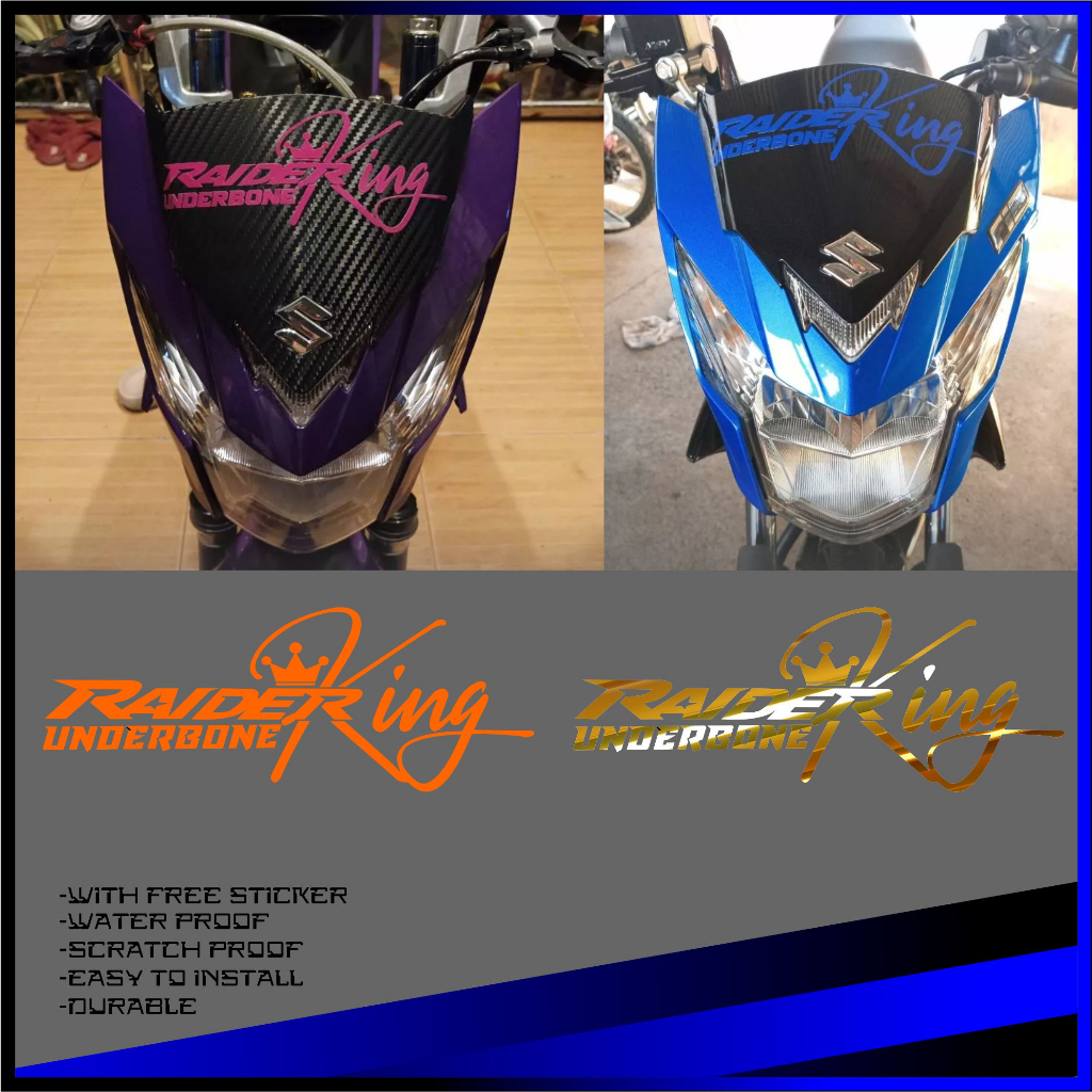 raider underbone king sticker | Shopee Philippines