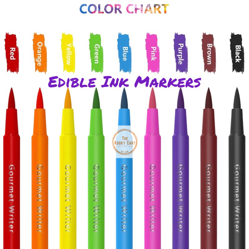Bento Edible Ink Markers Pen Marker Food Deco Tool Decorating Tools ...