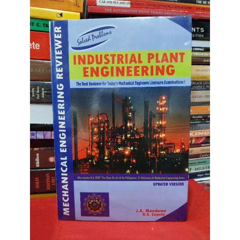 Industrial Plant Engineering by Mandawe & Capote | Shopee Philippines