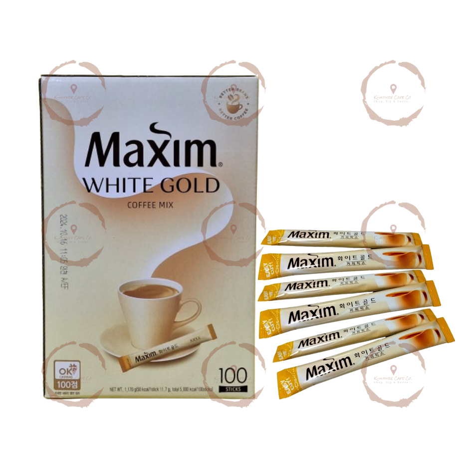 Maxim White Gold Coffee Mix (100 sticks) | Shopee Philippines