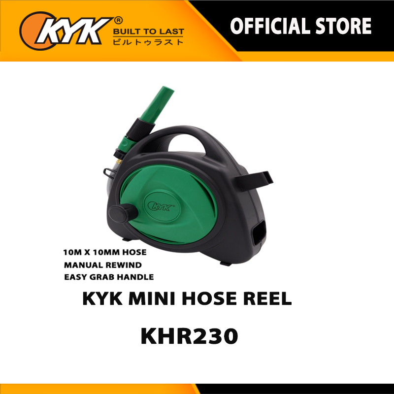 Kyk Portable Hose Reel With 10 Meters Khr230 (Authentic) | Shopee ...