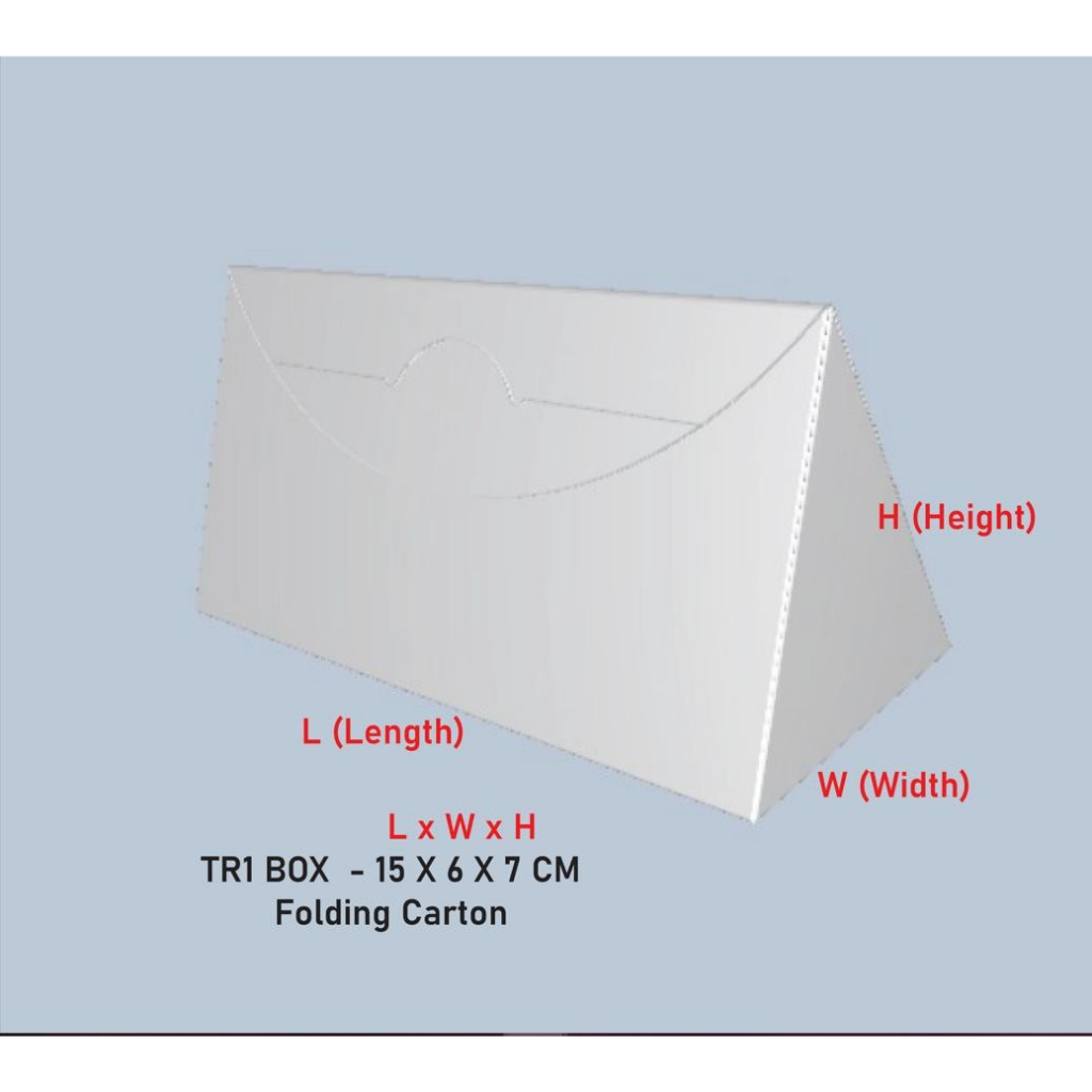 Triangular Box (Folding Carton) | Shopee Philippines