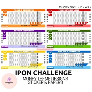 Shop ipon challenge chart for Sale on Shopee Philippines