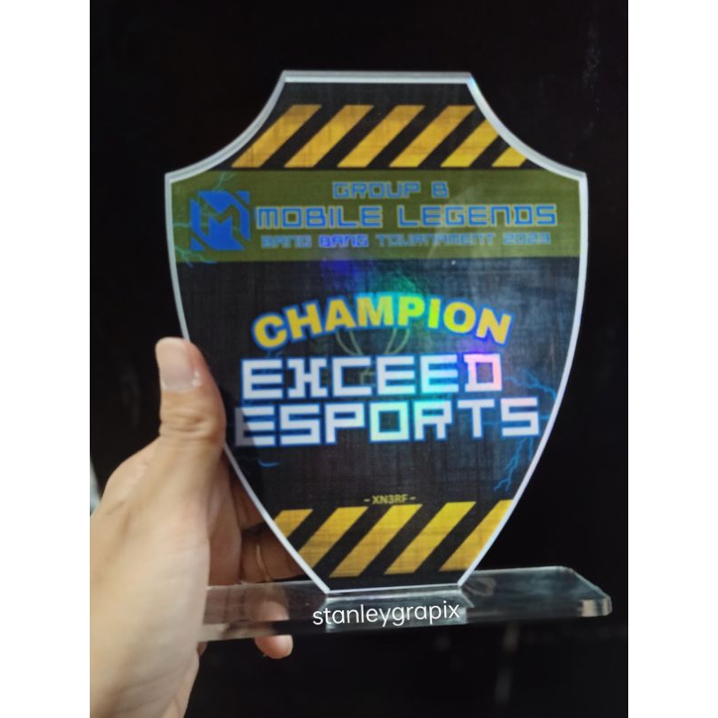 SGRAPIX CUSTOMIZED 3MM ACRYLIC PLAQUE OR TROPHY AWARDS | Shopee Philippines