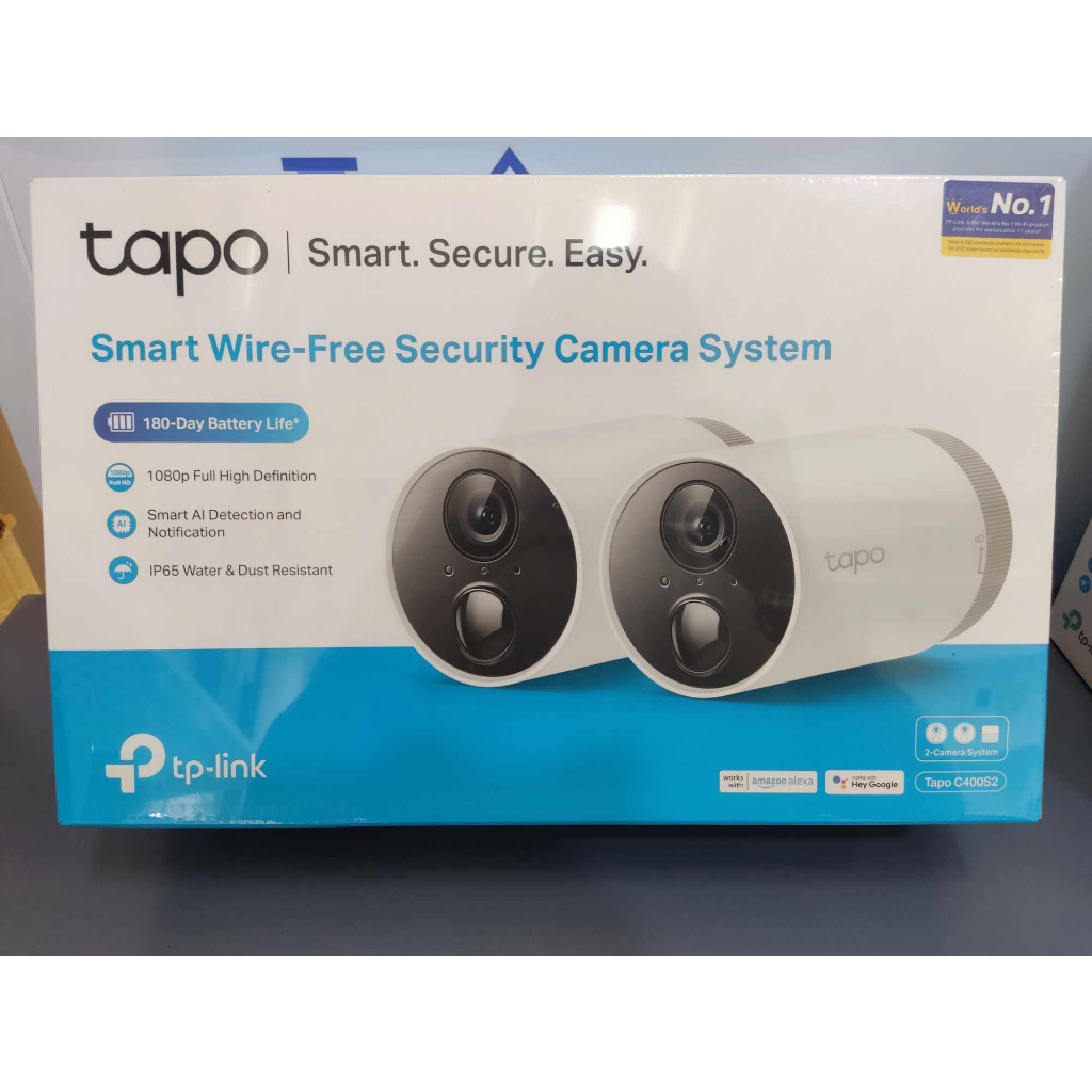 Tapo C400S2 Smart Wire-Free Security Camera System, 2-Camera System ...
