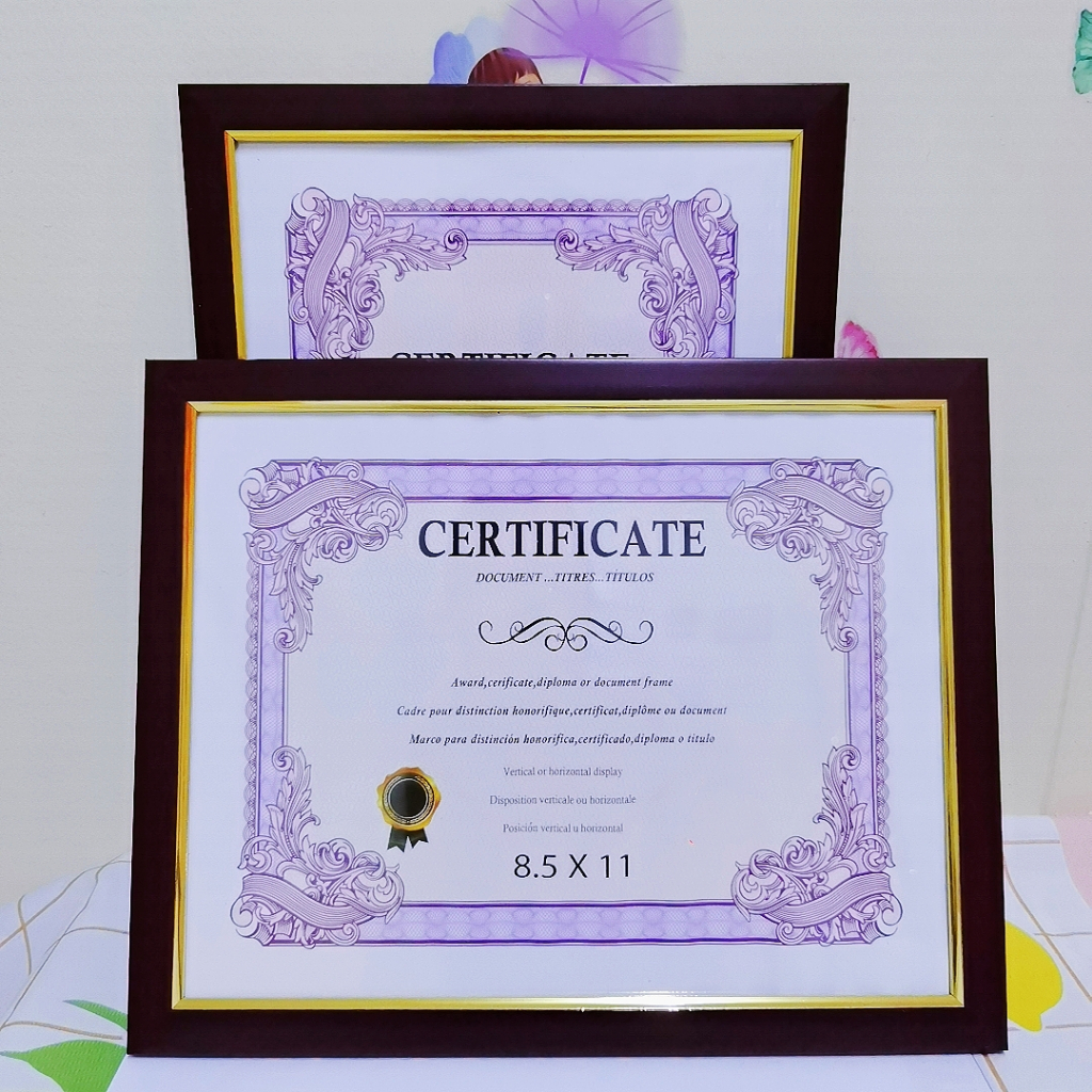Basic family A4 / 8.5*11 PVC Plastic Certificate Frame - 8*10 inches ...