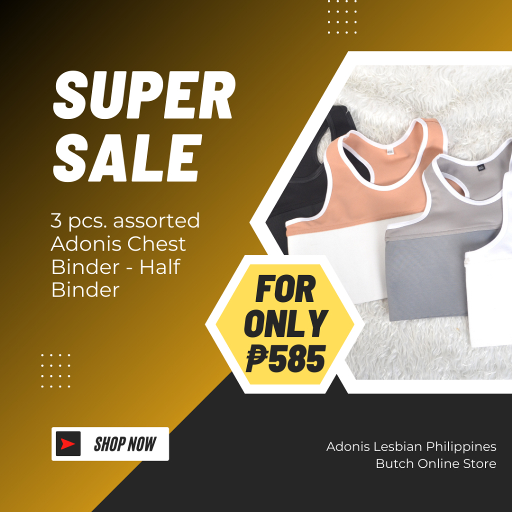 3pcs. Adonis Chest Binder - Half Binder for Only 585 pesos! | Shopee ...