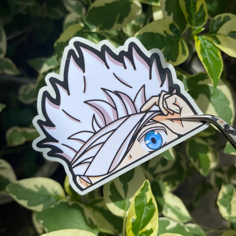 Jujutsu Kaisen | Gojo | JJK | Vinyl Peeker Sticker | Waterproof ...
