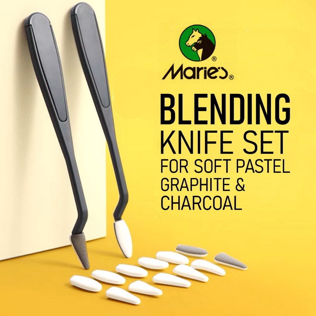 Marie's Soft Knife Set, sketch brush set, Rubbing Tools, Blending knife ...