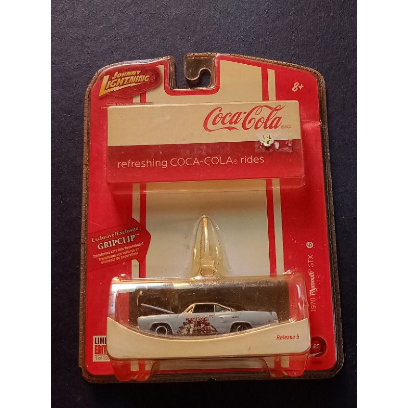 johnny lightning coca cola cars coke cars 1970 playmouth gtx | Shopee ...