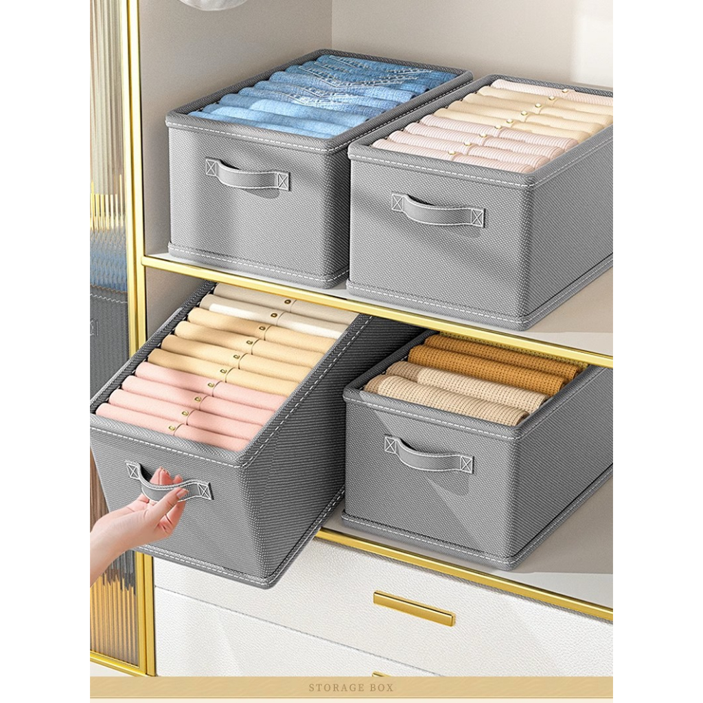 Household Storage Box for Clothes Foldable Clothes Organizer Wardrobe ...