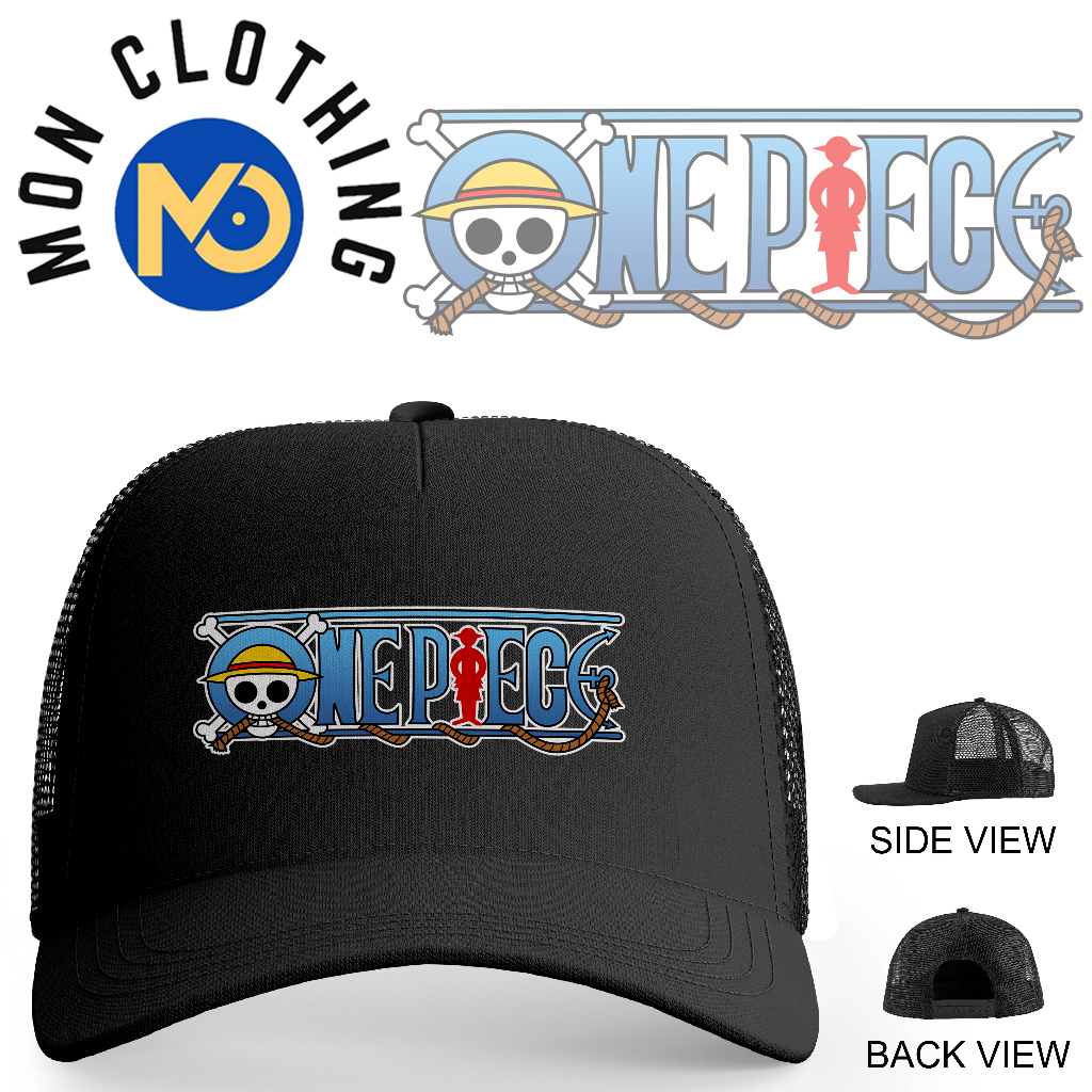 One Piece Logo Mesh Cap/Net Cap/Baseball Cap Unisex | Mon Clothing ...